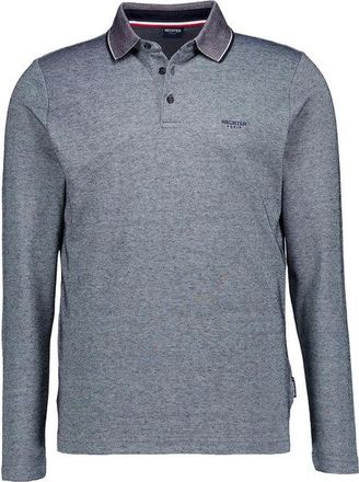 Daniel Hechter Herren Polo-Shirt blau Baumwoll-Piqué
