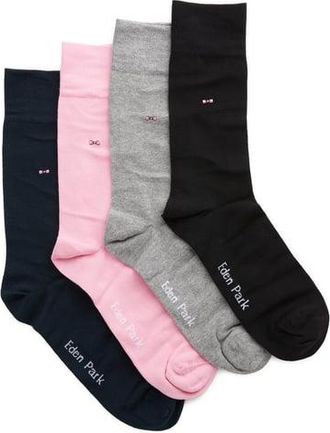 Eden Park Lot de 4 chaussettes mi hautes