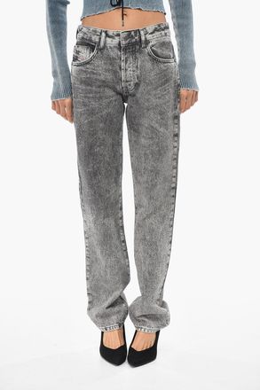 Diesel 1989 Slim-Fit Straight-Leg Jeans D-MINE-S4 Embellished With 18cm Rhinestones Diesel