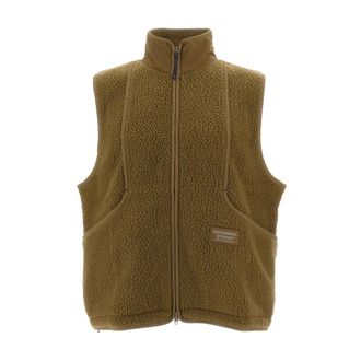Pas Normal Studios Off-Race Pile Fleece Vest - - Sport - Herren - Braun - M