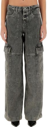 Michael Michael Kors 100% Cotton Cargo Pants - Gray