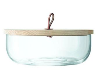 LSA International Servierglocke, Glas, Transparent, 290 mm