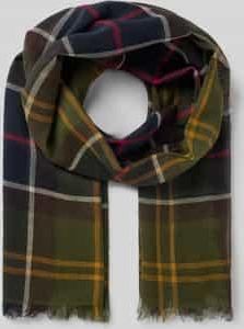 Barbour Schal aus Baumwoll-Leinen-Mix Modell WELTON