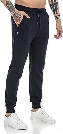 Red Bridge Jogger Pants Pantalons de survêtement Sweat-Pants Basic Coton Bleu foncé XXL