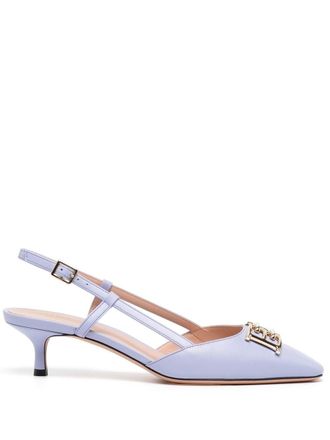 Bally Kitten-Heel-Pumps 45mm - Violett