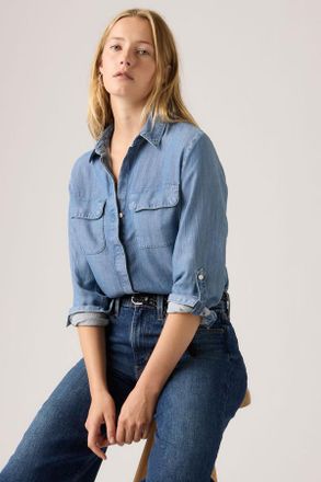 Levi's Elaine Utility Shirt - Damen - Blau / Blau