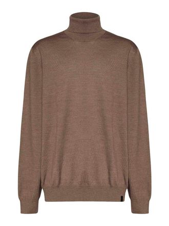 Fay Pull Col Rond - Beige