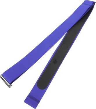 Hemoton Brustgurt Ersatz Verstellbar 110cm Silikon f&uuml;r Herzfrequenzmesser Fitness Radfahren Damen Herren mit Schnellwechselverschluss Blau