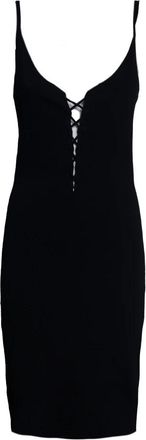Akep Femme, Robes, Noir, Taille: 40 FR Mini Robe Tubino