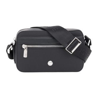 Lacoste Langon Petit Piqu&eacute; Messenger - - Bags - Herren - Schwarzk - ONE SIZE