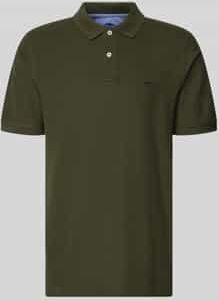 Fynch-Hatton Regular Fit Poloshirt mit Label-Stitching