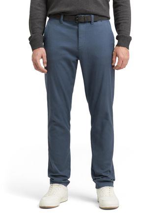 Tom Tailor Herren 1037547 Hose, 38811-Teal Grey Zig Zag Structure, 30W / 32L
