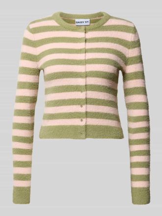 Daisy Street Strickjacke im Allover-Look Modell FUZZY