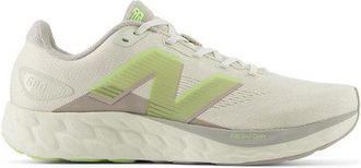 New Balance Herren Fresh Foam 680 v8 in Beige/Wei&szlig;/Grau/Gr&uuml;n, Textil, Gr&ouml;&szlig;e 40.5