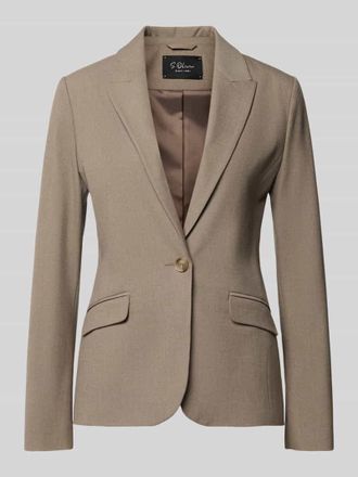 s.Oliver Black Label Slim Fit Blazer mit Viskose-Anteil