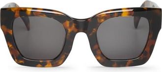 Mr.Boho Lunettes de soleil unisexes - Monture en acétate - Modèle Bondi - Couleur Cheetah Tortoise - Protection UV400 Cat.3 - Design moderne avec style Maxi, 