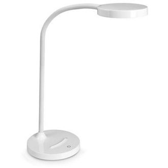 CEP Lampe de bureau Led int&eacute;gr&eacute;e Flex 5,46 w - Bras flexible - blanc