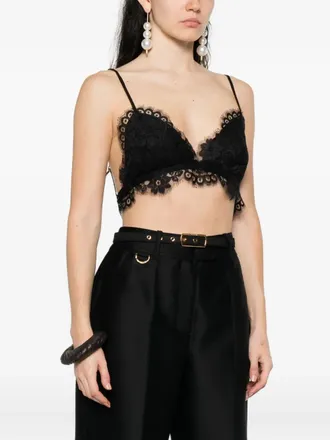 Zimmermann Womens Teddy Lace-Trimmed Bralette Aw25 W