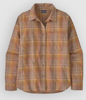 Patagonia Lw Fjord Flannel Hemd moonrise taupe