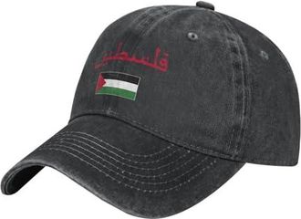 Generic Pare-Soleil Casquette Drapeau Palestinien Vintage Respirante Casquette Trucker L&eacute;ger Sunhat pour Femmes Course Randonn&eacute;e