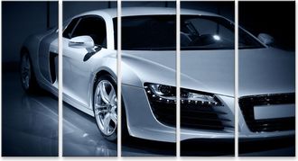 Islandburner Prime Bild auf Leinwand Luxus Sportwagen Passend Für Audi R8 Bilder Wandbilder Poster