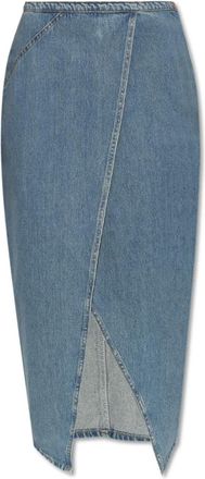 Iro Iro, Femme, Jupes, Bleu, Taille: 40 FR Jupe en denim Isys