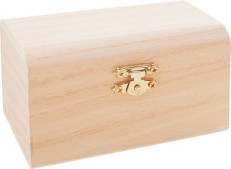 VBS Holztruhe, Rohholz, 12x8x6,5cm