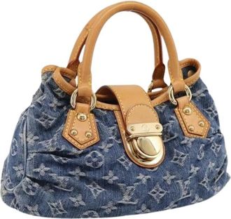 Louis Vuitton Sac &agrave; main Pre-owned en Monogram Denim - Femme - Pre-owned - Bleu - Taille: ONE Size