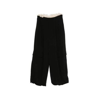 Sea NY Pf26-038 Weite Hose - - Trousers - Damen - Schwarzk - 3XS