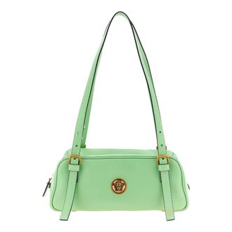 Versace Embl&egrave;me Nappa Bowling Bag - - Bags - Damen - Gr&uuml;n - ONE SIZE