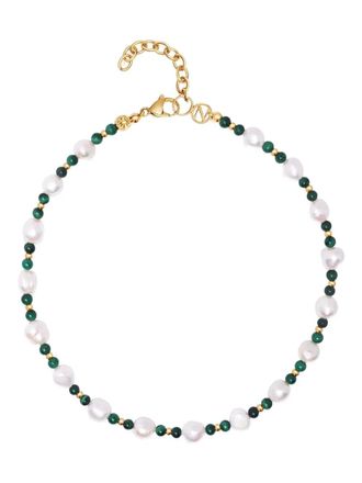 Nialaya collier ras-du-cou Capri à perles - Or