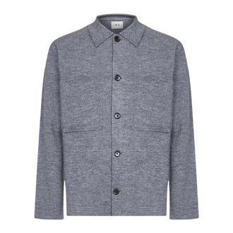 Nn.07 Jonas Overshirt - - Shirts - Herren - Grau - S