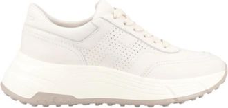 Hogan Femme, Chaussures, Beige, Taille: 38 1/2 EU Mutton Baskets