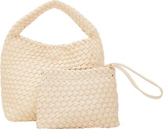 Dreimaster Dreimaster Handtasche Frauen Wollweiß