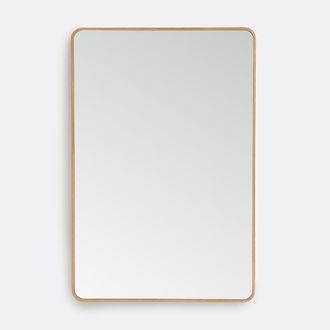 La Redoute Interieurs Miroir Rectangulaire Plaqué Chêne 80x120 Cm Iodus