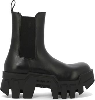 Balenciaga Stiefel - Calf Leather Ankle Boots - Gr. 38 (EU) - in Schwarz - f&uuml;r Damen
