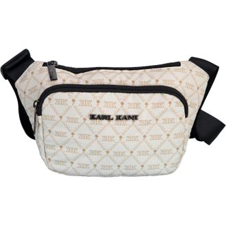 Karl Kani Signature Crossbody Bag Umh&auml;ngetasche G&uuml;rteltasche (beige, one size)