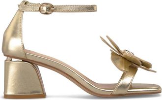Alma En Pena Alma EN Pena, Femme, Chaussures, Jaune, Taille: 41 EU Sandale Fleur M&eacute;tallis&eacute;e