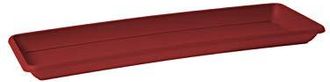Artevasi VENEZIA RECTANGULAR SAUCER 80CM DARK RED, Dunkelrot