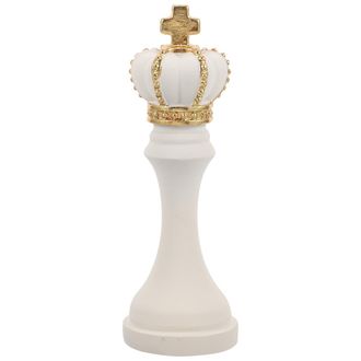 Amosfun Schachfigur Aus Kunstharz Kleine Schachskulptur F&uuml;r Schreibtisch Und B&uuml;cherregal Kreative Schachdekoration F&uuml;r B&uuml;ro Und Zuhause Kompakte Gr&ouml;&szlig;e Harzfes