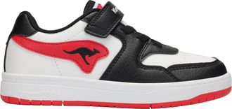 Kangaroos K-CP Fair EV Sneaker, Jet Black/Fiery red, 38 EU
