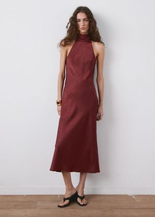 Mango Robe emmanchures am&eacute;ricaines naud bordeaux - Femme - XXS - MANGO