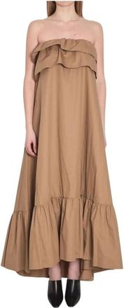 Saint Laurent Damen, Kleider, Braun, MGr&ouml;&szlig;e