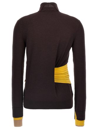 Fendi Womens Purple Virgin Wool Cardigan Clothing
