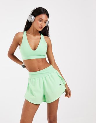 Nike Pro Dri-FIT - Short sculptant 2-en-1 - Vert