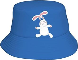 Generic Personnalisé Seau Chapeau Lapin Mignon et drôle Chapeaux de Soleil de Plage Imprimé Été Bouchon De Seau pour Outdoor Camping Été