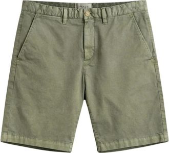 GANT Homme, Shorts, Vert, Taille: W33 Sunfaded Chino Shorts
