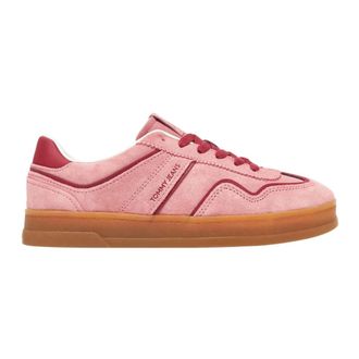 Tommy Jeans Femme, Chaussures, Rose, Taille: 36 EU sneaker Pelle