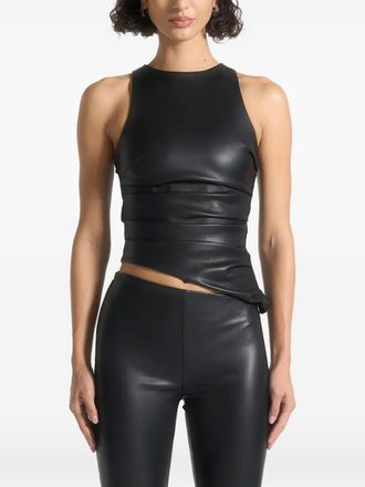 Mani&egrave;re De Voir Yolande asymmetric racer top - Schwarz