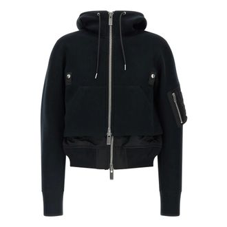 sacai Bomber Vestes - Femme - Vestes - Noir - Taille: 40 FR